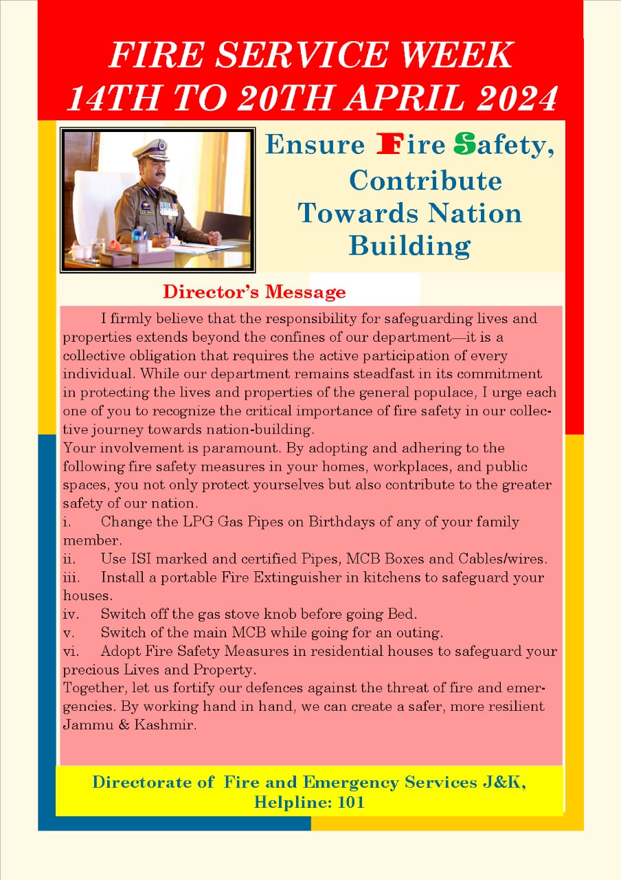 Jammu and Kashmir Fire and Emergency Services Official Website | JK ...